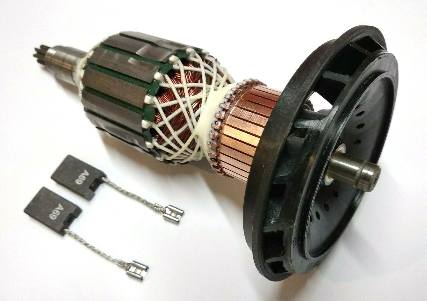 Motor Anker Rotor Läufer + Kohle f Bosch GSH 11 E,GBH 11 DE,WÜRTH MH10 ...