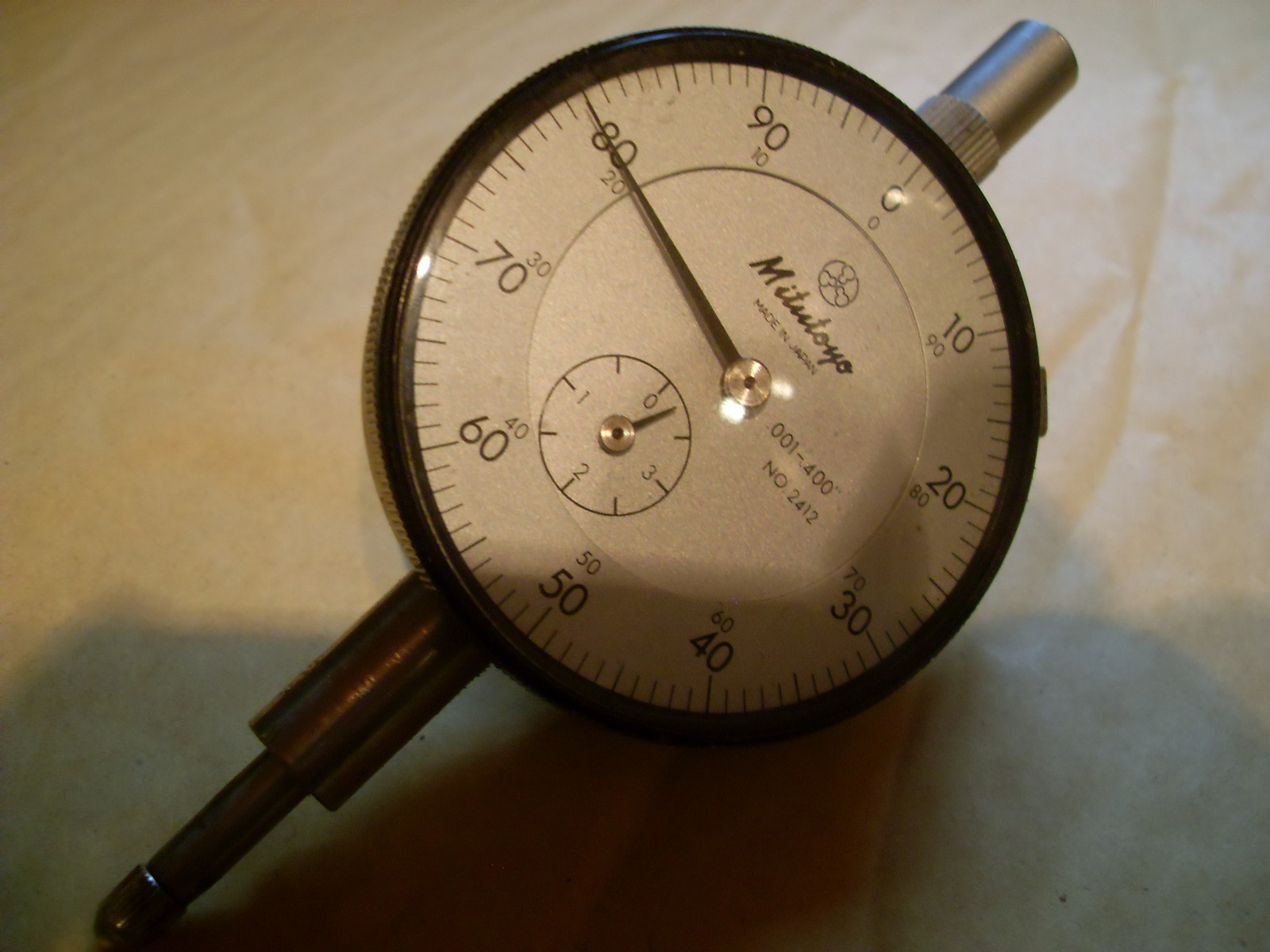 Mitutoyo Dial Indicator Clock - No.2412 - .001" - .400" - As Photo | eBay