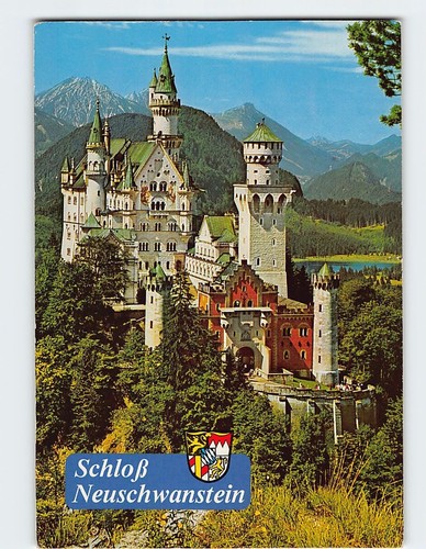 Postcard Neuschwanstein Castle Schwangau Germany | eBay