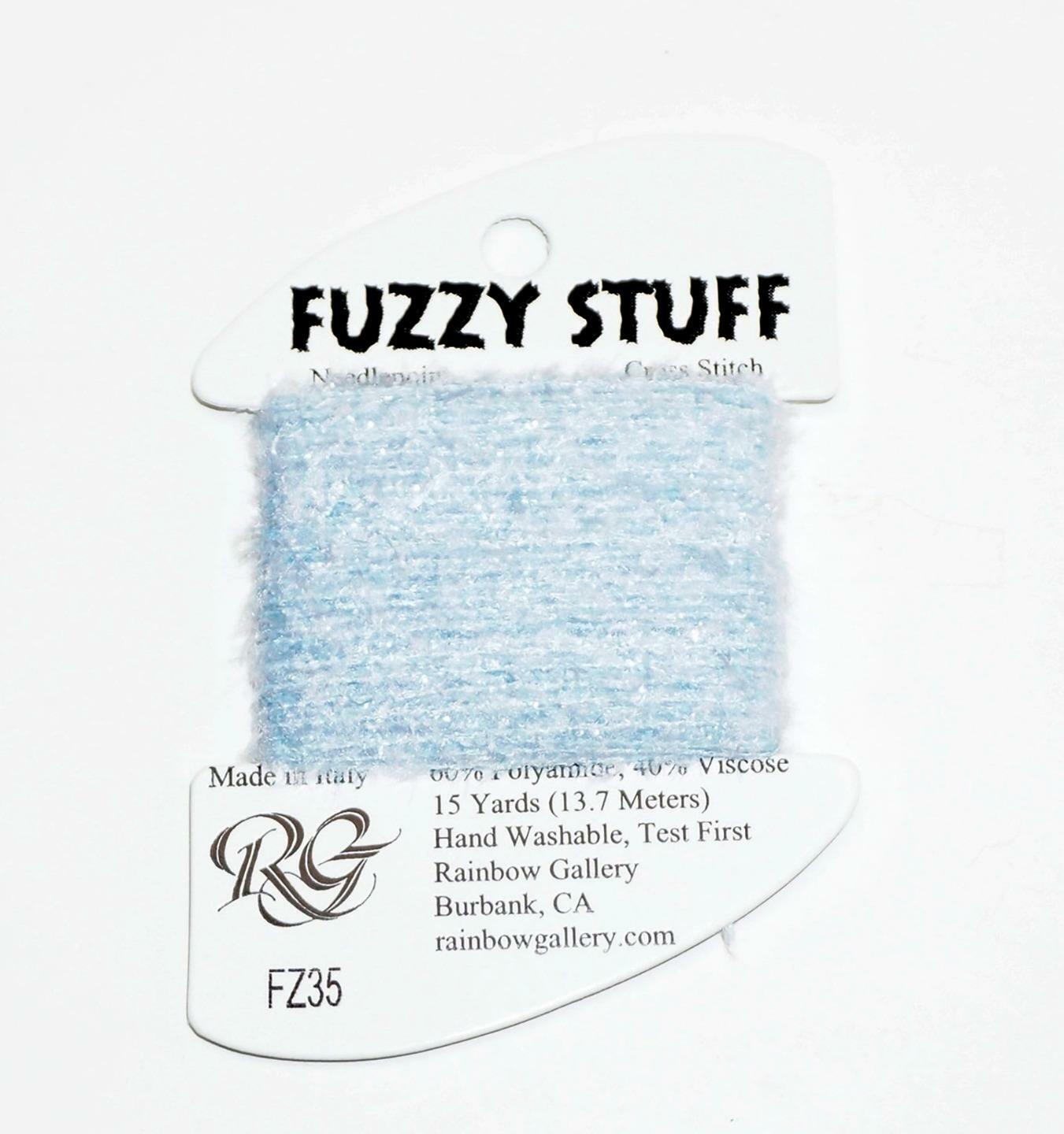 FUZZY STUFF PALE BLUE #35 Stitch Fiber 15Yard Needlepoint Thread ...