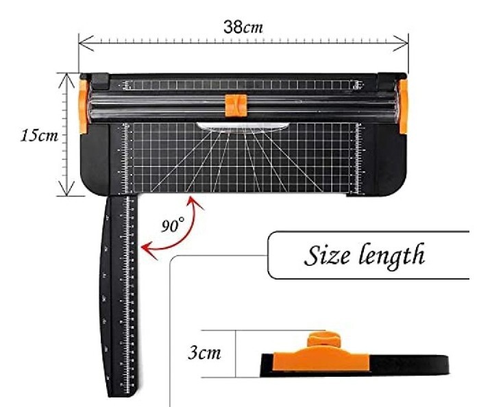 A4 Paper Cutter 12 Inch Titanium Paper Trimmer Scrapbooking Tool Craft ...
