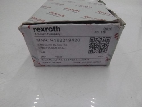 Bosch Rexroth R162219420 B Runner Block CS | eBay
