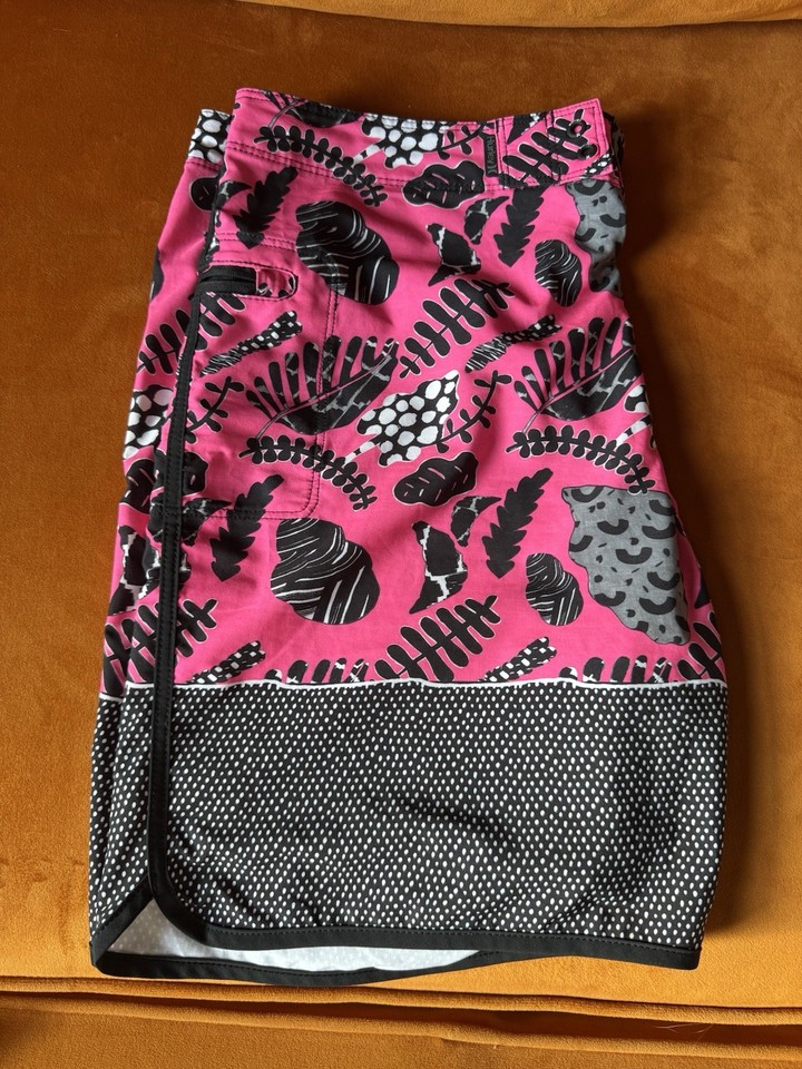 Hurley Mens Board Shorts Pink Size 34 Floral Print Surf Swim | eBay UK