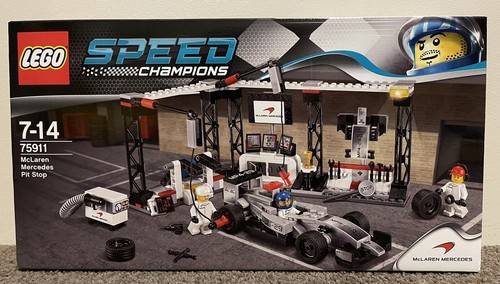 LEGO Speed Champions McLaren Mercedes Pit Stop F1 75911 BRAND NEW Very ...
