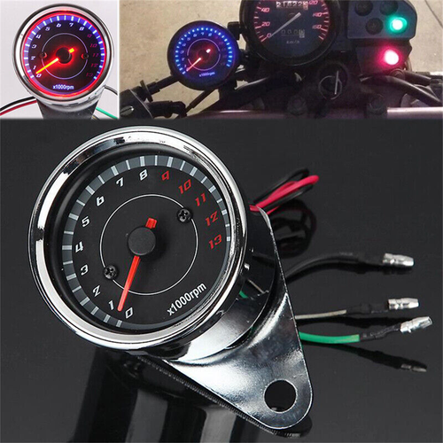 Motorcycle LED 12V Speedometer Tachometer Gauge for Harley XL Sportster ...
