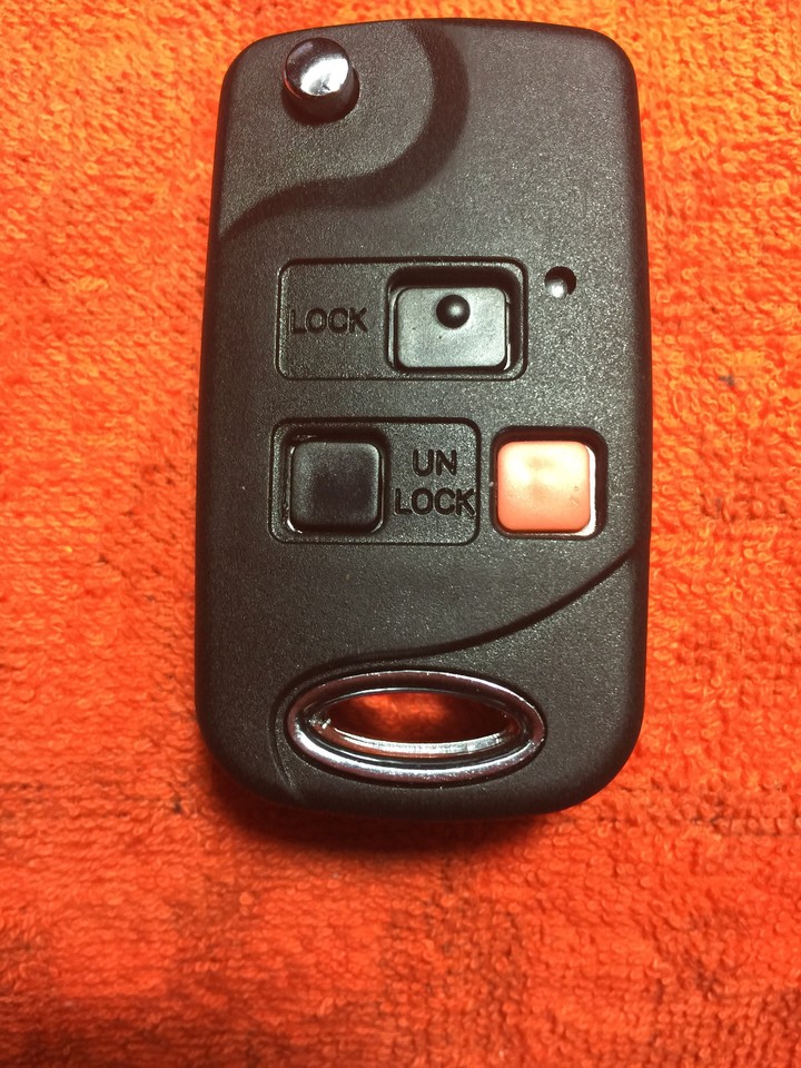 (Blade Cut) DIY 3B REMOTE FOB KEY EASY PROGRAM KEYS for Lexus w/4D CHIP ...