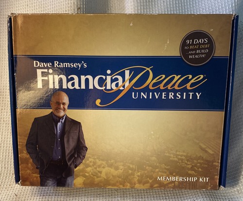 Dave Ramsey's FINANCIAL PEACE UNIVERSITY Membership Kit Incomplete | eBay