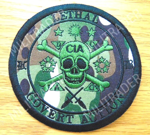 Central Intelligence Agency CIA Covert Action Lethal Patch (Iron-on ...