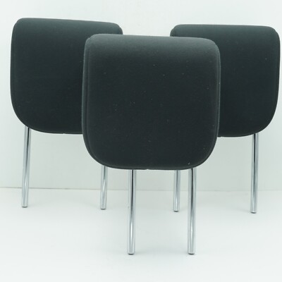 2007-2009 Toyota Yaris Hatchback Rear Headrest Set Black Fabric 2nd Row ...