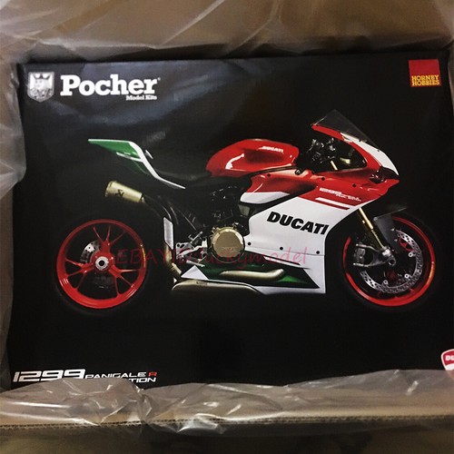 POCHER Ducati 1/4 Ducati 1299 motorcycle assembly alloy model HK117 In ...