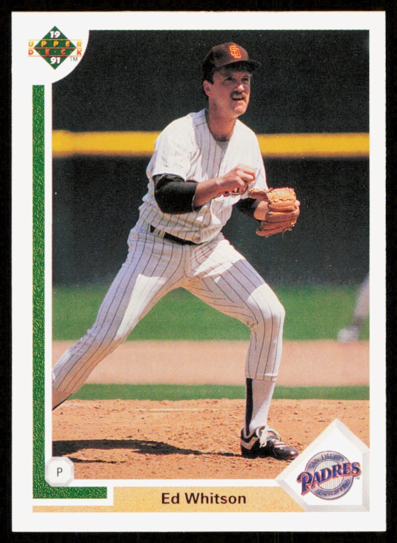1991 Upper Deck Ed Whitson San Diego Padres #312 | eBay
