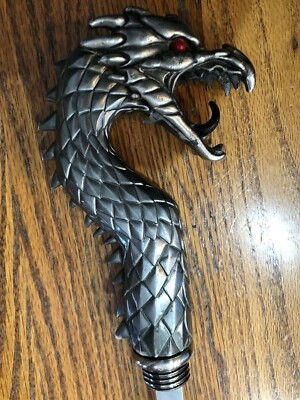 Snake Head Sword with Sheath 28" long with 8" Snake Head. Gorgeous! | eBay