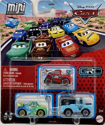Disney Pixar Cars Mini Racers Carla Veloso Lightning McQueen Blue Mater ...