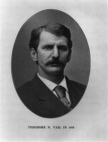 Theodore Newton Vail,1845-1920,US Telephone industrialist,Vailism ...