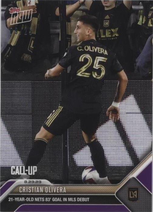 2023 Topps Now MLS - Cristian Olivera #177 Purple /25 (RC) for sale ...