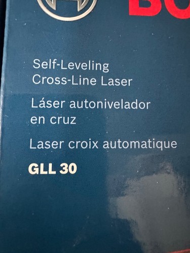 BOSCH GLL 30 S Self-Leveling Cross Line Laser NEW | eBay