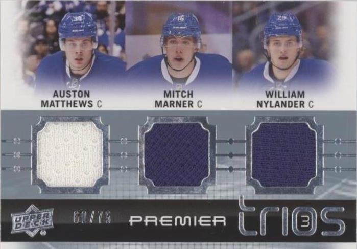 2016-17 Upper Deck Premier - Premier Trios Auston Matthews, Mitch ...