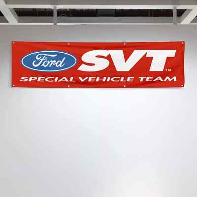 For Ford SVT Fans 2x8 ft Flag Birthday Gift Banner | eBay
