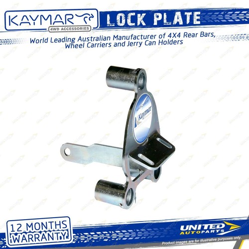 Lock Plate Suits Alloy Wheel Incl Number Plate for Toyota Landcruiser ...