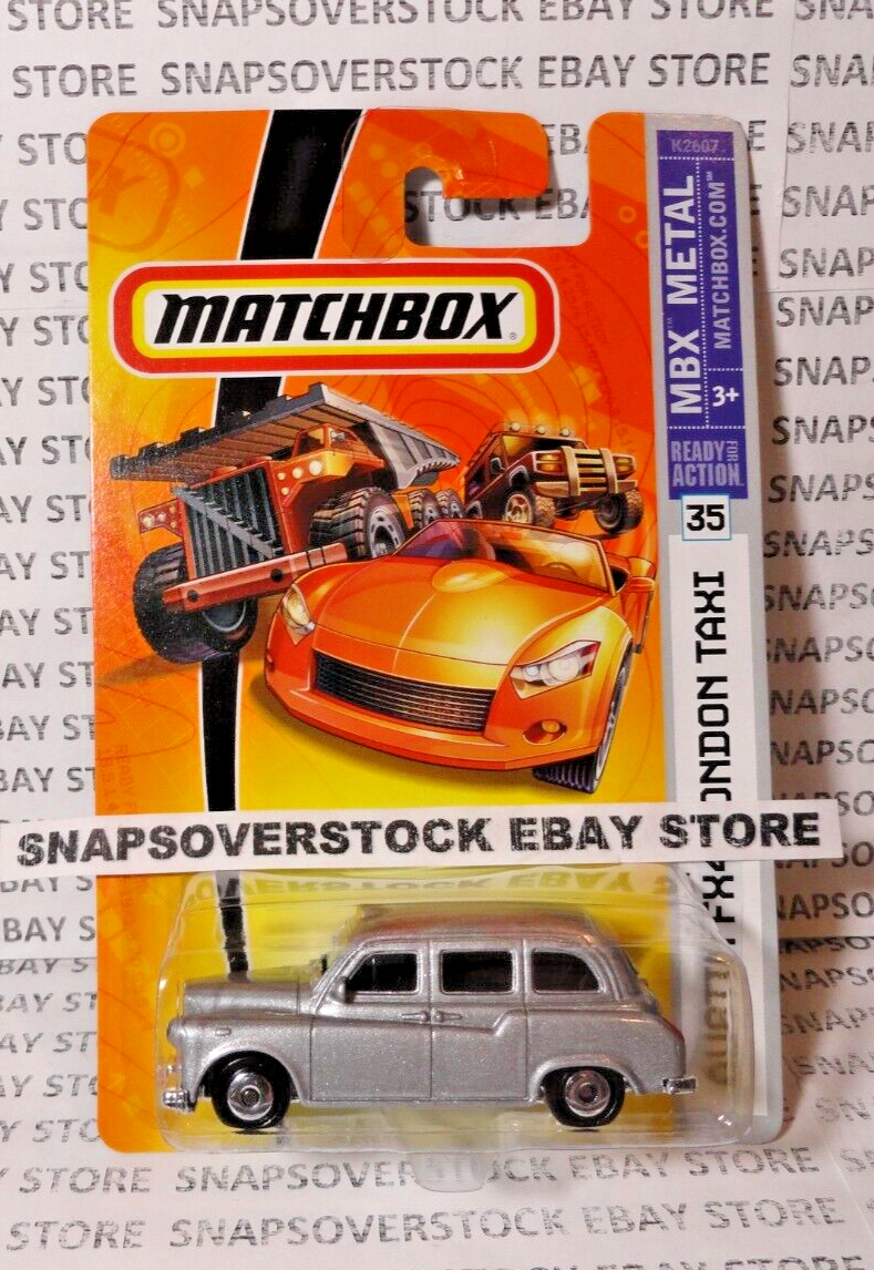 2006 MATCHBOX SILVER AUSTIN FX4 LONDON TAXI, MBX METAL SERIES, MBX #35 ...