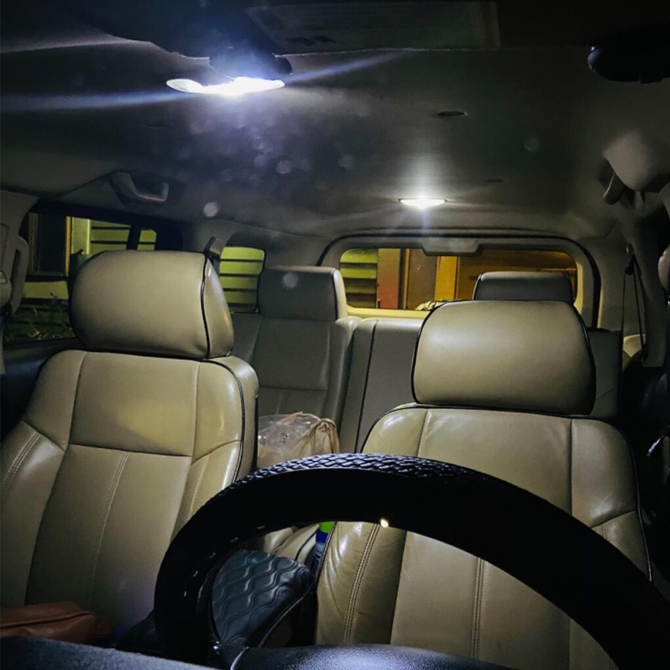 14Pcs Bright White Interior LED Light Bulbs Package Kit For Hummer H2 ...