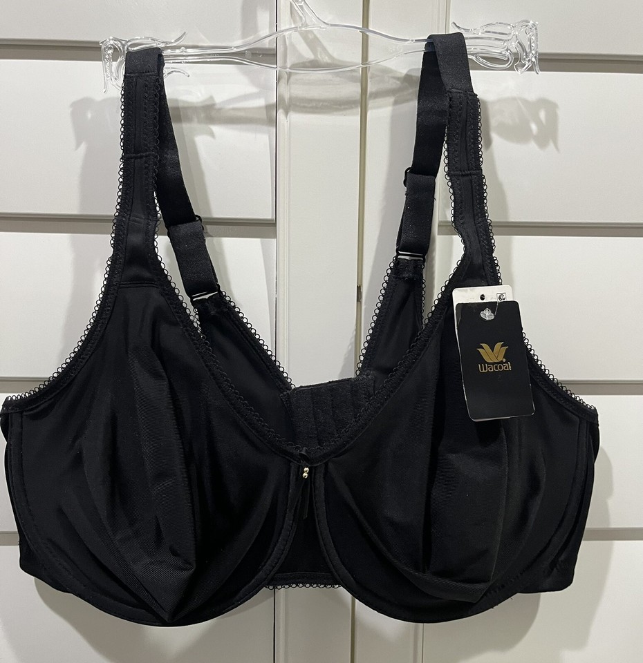 Wacoal Black Basic Beauty Full Figure No Padding Underwire Bra 855192 ...
