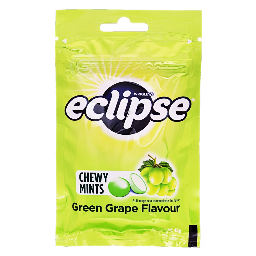 (Pack of 6) Eclipse Chewy Mints GREEN GRAPE 45g | eBay