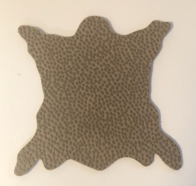 Unique Real Leather Faux Animal Pelt Skin Computer Mouse Pad Brown ...