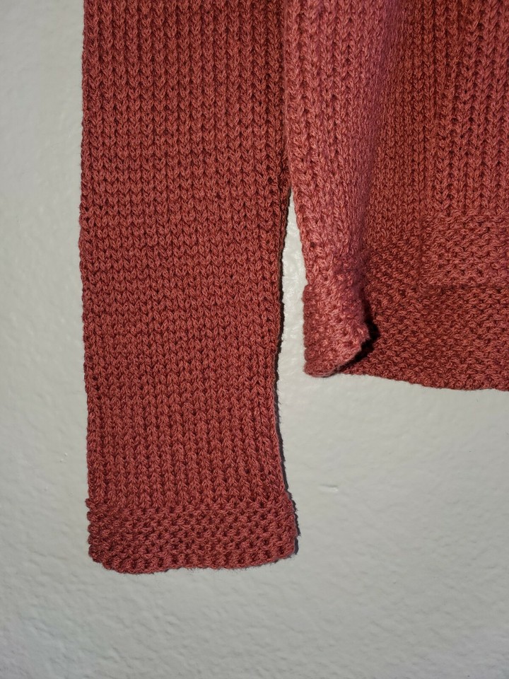 Peruvian Connection Weston Pima Cotton Pullover Sweater Size Small Rose ...