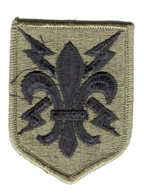 Army Patch: 205th Military Intelligence Brigade - subdued, merrowed ...