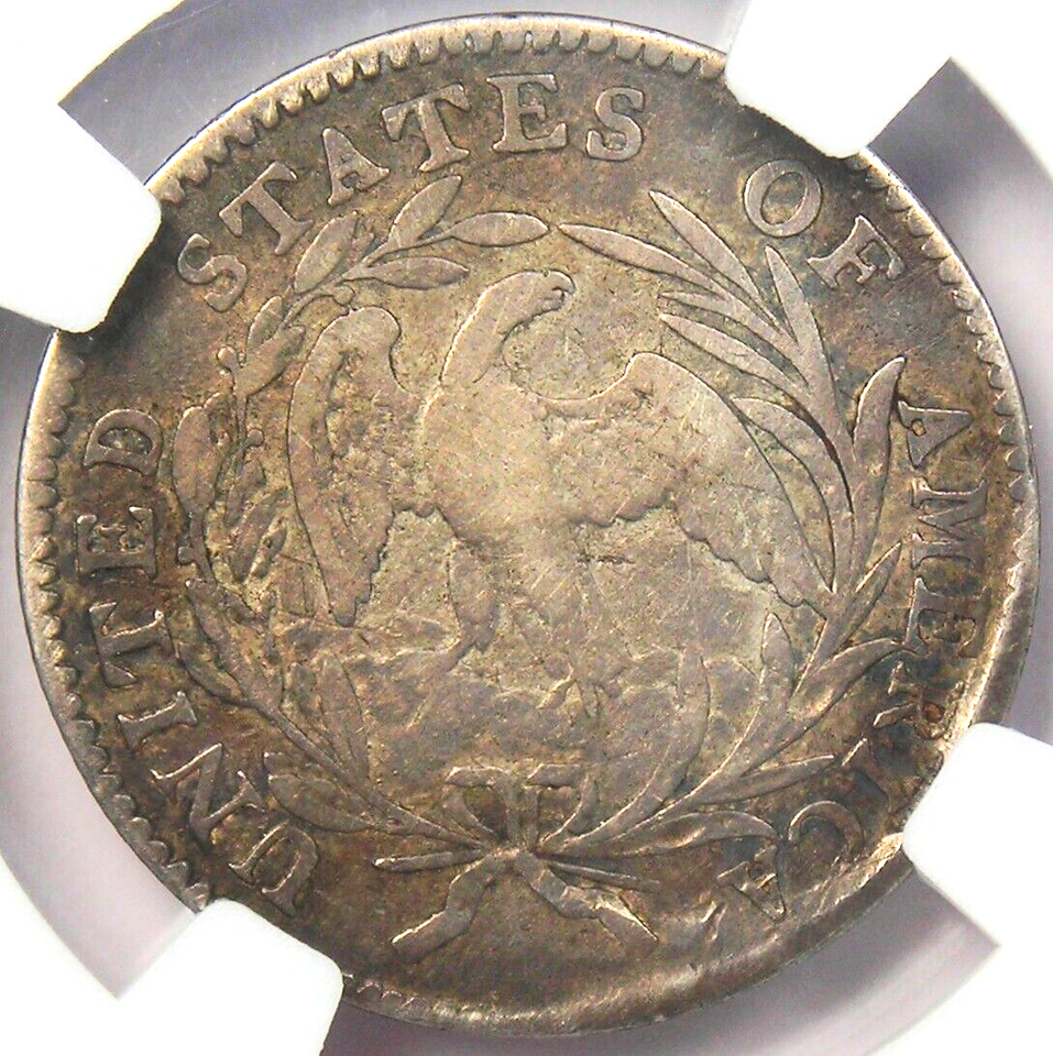 1796 Draped Bust Dime 10C Coin - Certified NGC VG Details - Very Rare ...