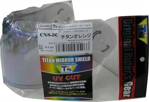 [Tees] Mirror Shield SHOEI CNS-3C PINLOCK Mellow Smoke Titanium Orange ...