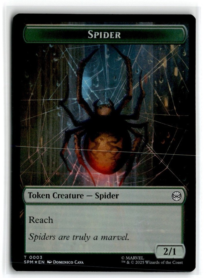 2025 Marvel's Spider-Man Tokens Illusion Villain Token/Common Foil #2 ...