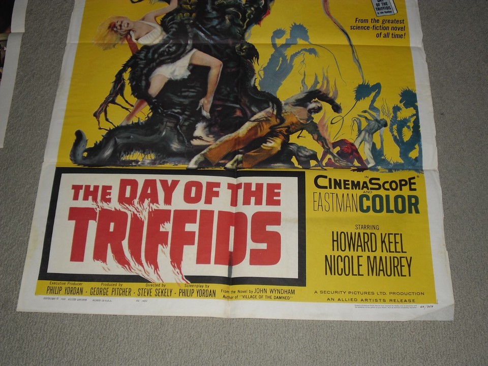 The Day of the Triffids Original 1sh Movie Poster | eBay