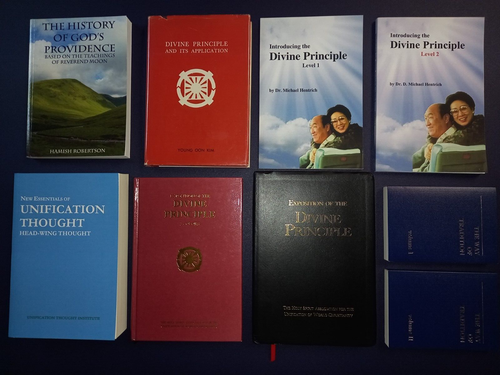 Lot 9 Books Divine Principle Sun Myung Moon Unification Church HSA-UWC ...