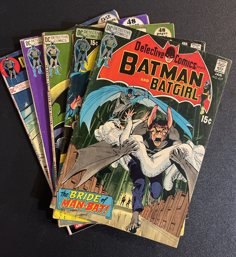 DETECTIVE COMICS #407 408 416 418 419 Batman & Batgirl 1971 NEAL ADAMS ...