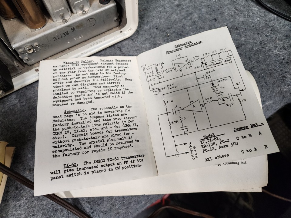 Gonset Communicator III Transmitter Receiver Ham Radio Vacuum Tube ...