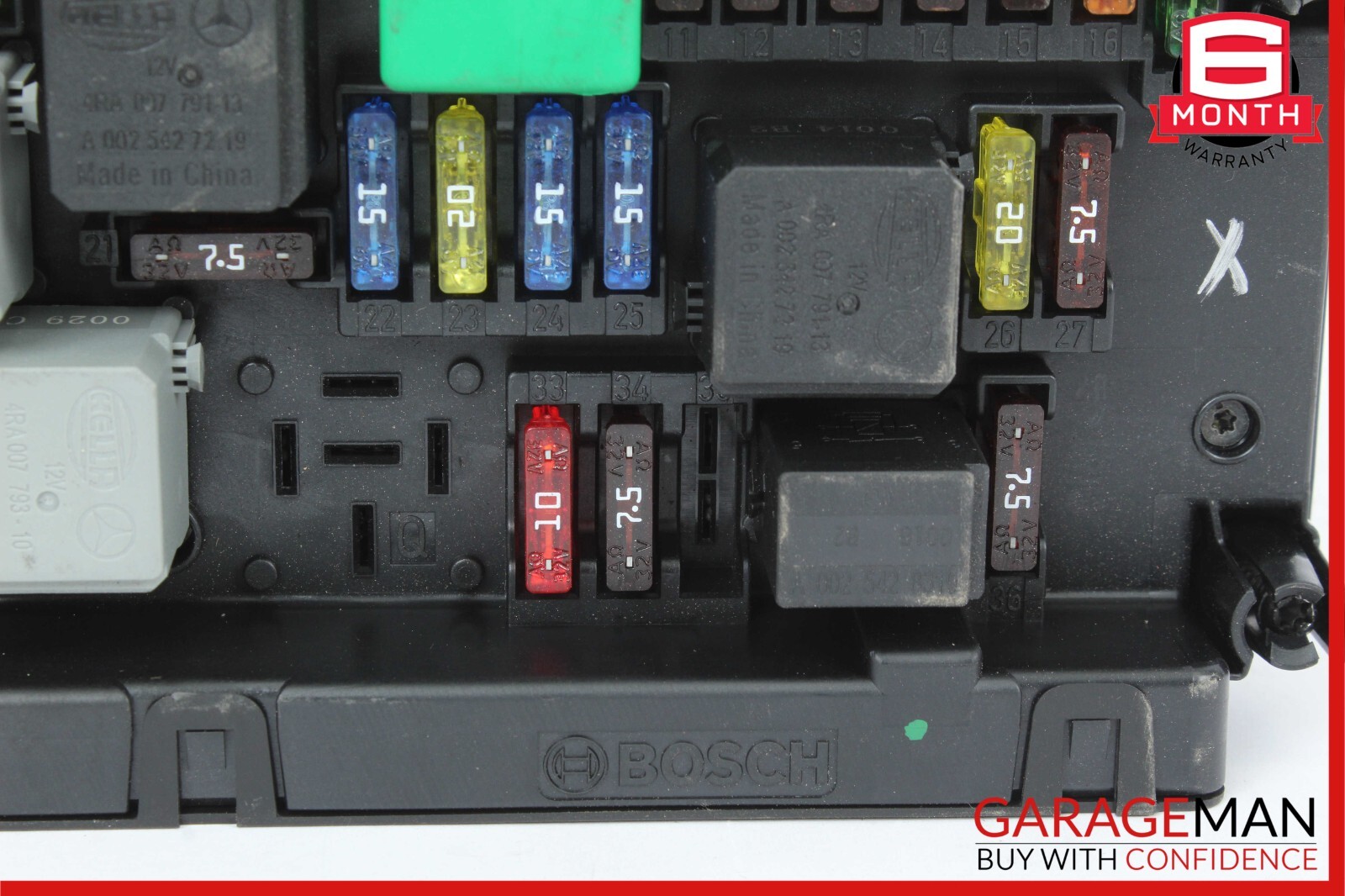 10-20 Mercedes W212 E350 GLK350 Front SAM Module Relay Fuse Box ...