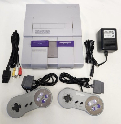 Super Nintendo Entertainment System 1CHIP-01 SNES Console Video Game ...