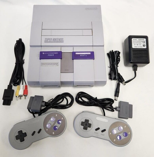 Super Nintendo Entertainment System 1CHIP-01 SNES Console Video Game ...