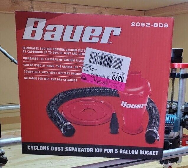 Cyclone Dust Collector Separator Kit for 5 Gallon Buckets Dust ...