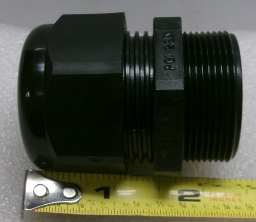(4) Pack HEYCO PG 29 Liquid Tite Cord Grip Cable Hub Fitting #113HWB1 ...