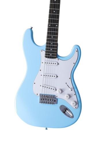 New Electirc Guitar 6-string Classic Sky Blue color S-S-S Pickups 2024 ...