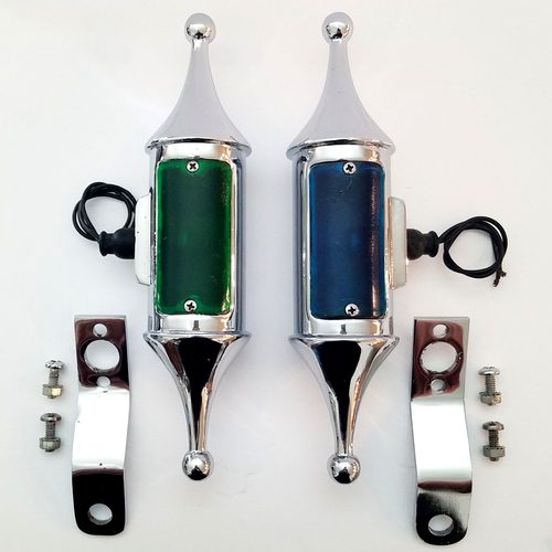Hearse Funeral Car Side Mount Opera Courtesy Lamp Lights Gothic Lantern ...