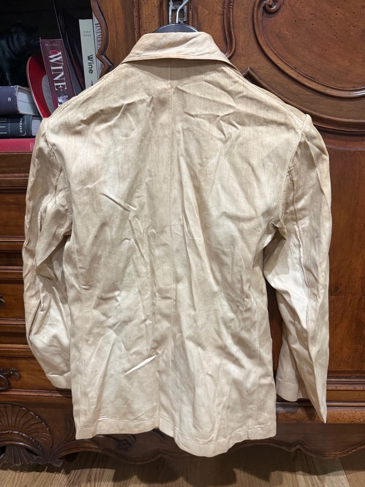 WWI WWII Navy Light Tan Chief Petty Officer Uniform Jacket Radioman ...