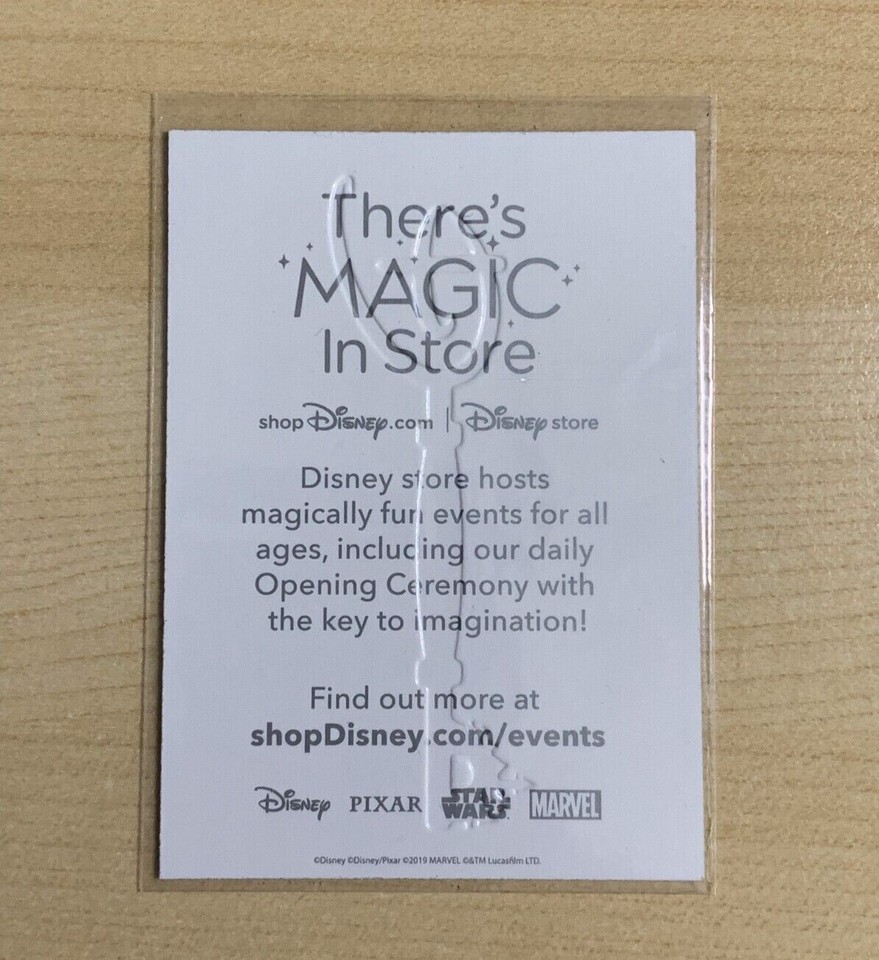 SHOP DISNEY STORE D23 EXPO 2019 ALADDIN KEY COLLECTORS CARD MAY 3/6 ...