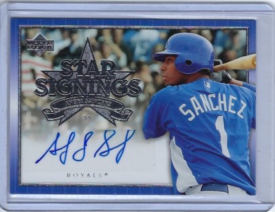 2007 Upper Deck Star Signings #AS ANGEL SANCHEZ Kansas City Royals ...