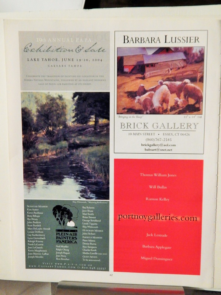 DENNIS DOHENY / BARBARA LUSSIER ART PIECES ORIG VTG 2004-2 ...