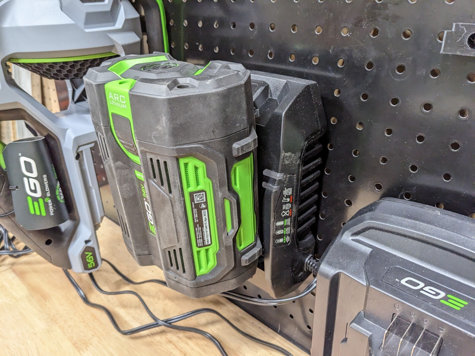 Tool Storage - Pegboard Mount For Ego CH3200 ARC Lithium Power+ 56v ...