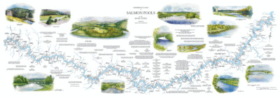 Nigel Houldsworth Deluxe Colour Salmon River Beat & Pool Maps 12 River ...